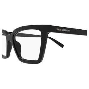 Saint Laurent Rectangle Frame Eyeglasses - Black