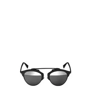 Dior Logo Detail Sunglasses - Black