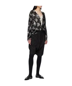 R13 Printed Floral Cardigan