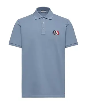 Moncler Moncler Logo Patch Polo Shirt No