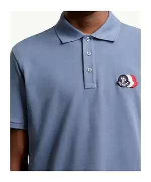 Moncler Logo Patch Polo Shirt - No
