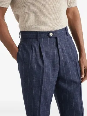Brunello Cucinelli Tailored Striped Trousers