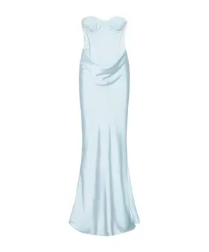 ROTATE BY BIRGER CHRISTENSEN ROTATE Satin Corset Maxi Dress No