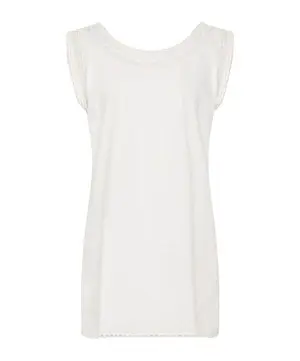 Posse Danielle Lace-trimmed Cotton Mini Dress