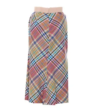 VIVIENNE WESTWOOD Checked Midi Skirt