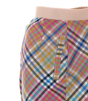 VIVIENNE WESTWOOD Checked Midi Skirt