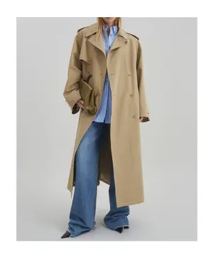 THE FRANKIE SHOP Belted Trench Coat