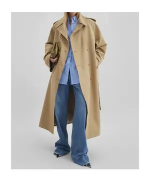 THE FRANKIE SHOP Belted Trench Coat