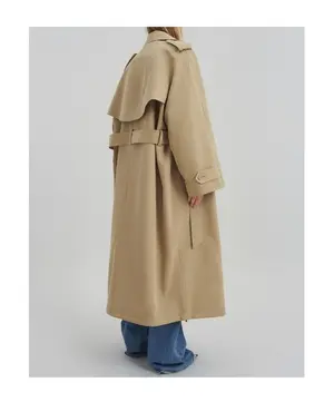 THE FRANKIE SHOP Belted Trench Coat