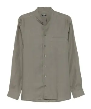 Men's Band Collar Shirts