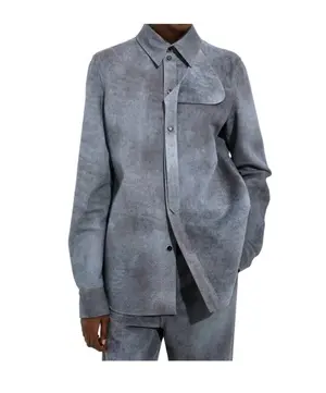 Bottega Veneta Cloudy Suede Shirt