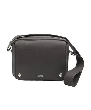 Loewe Loewe Pebble Medium Messenger Bag Dark Gray