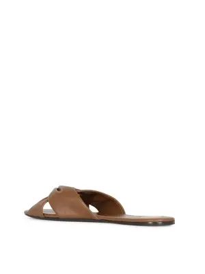 Saint Laurent Knotted Slip-on Sandals