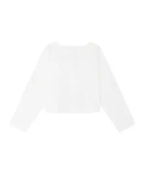 Soeur Embroidered Long Sleeve Blouse - Black