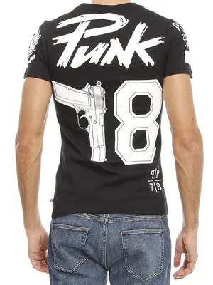 Philipp Plein Round-necked Logo T-shirt
