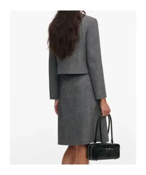 SELF-PORTRAIT Cropped Jacket With Diamanté Embellishments