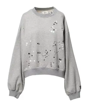 Mihara Yasuhiro Embellished Crewneck Sweatshirt - Grey