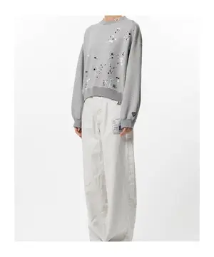 Mihara Yasuhiro Embellished Crewneck Sweatshirt - Grey