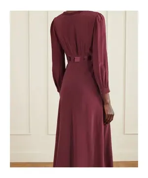 Rixo Adaline Lace-trimmed Silk Maxi Dress