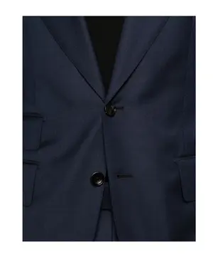 TOM FORD Flap-pocket Single-breasted Suit - Navy