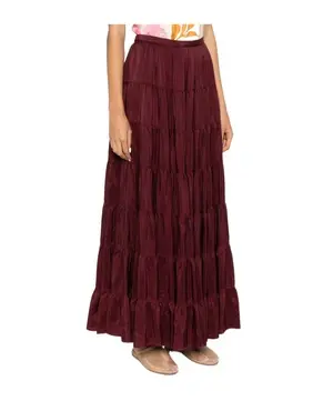 FORTE_FORTE Tiered Maxi Skirt