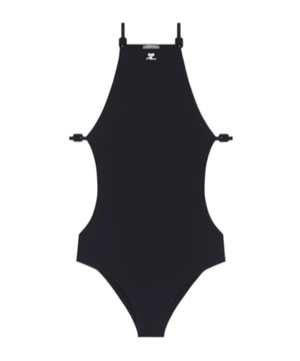 COURREGES Courrèges Cut-out One-piece Swimsuit - Black