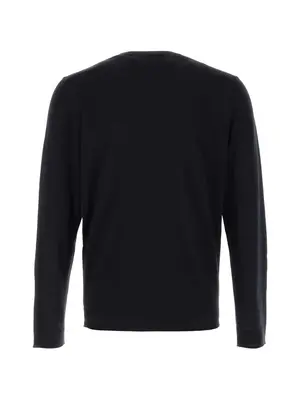 Brioni Crewneck Knitted Sweater - Black
