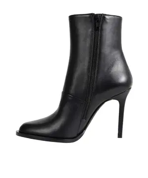 ANN DEMEULEMEESTER Leather Stiletto Heel Boots