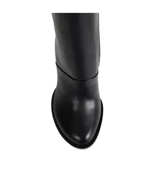 ANN DEMEULEMEESTER Leather Stiletto Heel Boots
