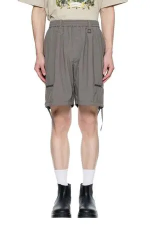 WOOYOUNGMI Zip Detail Cargo Shorts