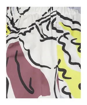 Tory Burch Elasticated Waistband Camp Shorts - Multicolor