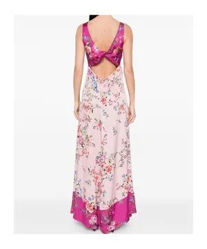 Liu Jo Floral Maxi Dress With V-neck