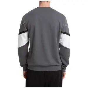 EA7 Color Block Logo Crewneck Sweater