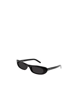 Saint Laurent Sl 557 Shade Oval Sunglasses - Black