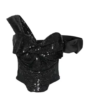 VIVIENNE WESTWOOD Knot Sequin Embellished Corset Top