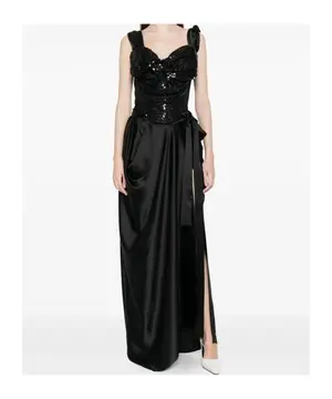 VIVIENNE WESTWOOD Knot Sequin Embellished Corset Top