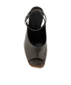 Attico Ornella Platform Sandals - Black