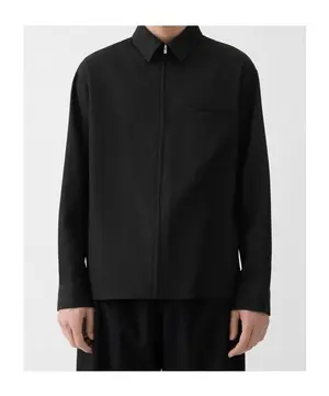 Jacquemus Mecano Zip Shirt - Black