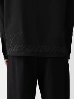 Jacquemus Mecano Zip Shirt - Black
