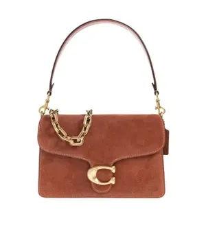 COACH Chain Shoulder Bag - Brown