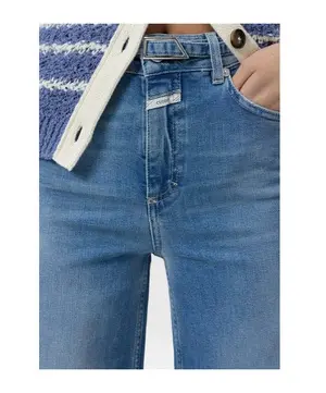 Closed Glow Up Tie-waist Wide-leg Jeans - Medium Blue