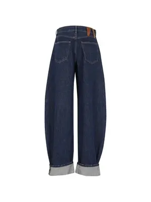 DARKPARK Barrel-leg Jeans - Blue