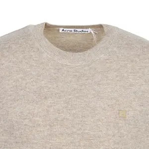 Acne Studios Crew Neck Long-sleeved Sweater - Nude