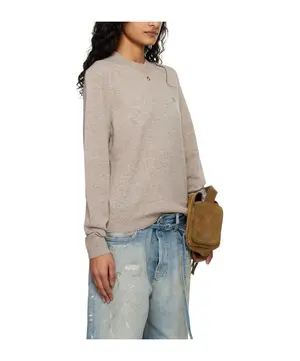 Acne Studios Crew Neck Long-sleeved Sweater - Nude