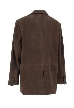 ROTATE BY BIRGER CHRISTENSEN Suede Blazer