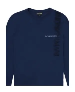 Emporio Armani Logo Embroidered T-shirt