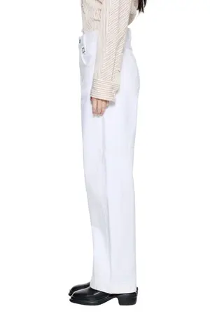 WOOYOUNGMI Logo Patch Panelled Trousers
