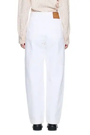 WOOYOUNGMI Logo Patch Panelled Trousers
