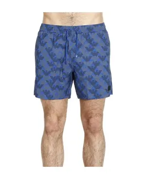 EA7 Logo Detail Shorts - Blue