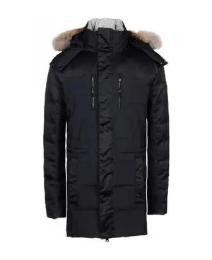 Emporio Armani Down Jacket With Fur Trimmed Hood